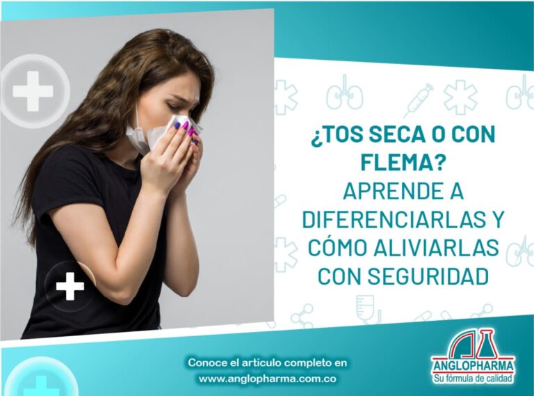 ¿Tos seca o con flema? Aprende cómo aliviarlas